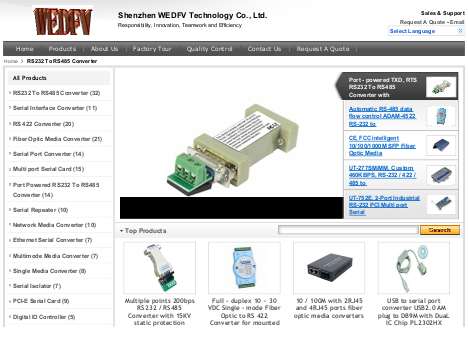 www.rs232rs485converter.com | Shenzhen WEDFV Technology Co.,Ltd ...